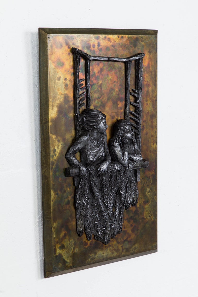 '' Bronze Wall Relief Fine Art by Philip and Kelvin LaVerne, 1960s ...