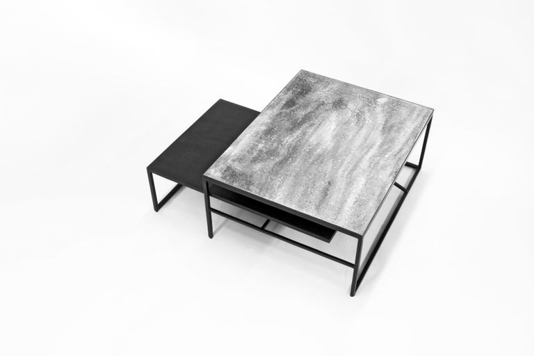 Floating Steel, Concrete Nesting Coffee Table, from Joshua Howe Design ...