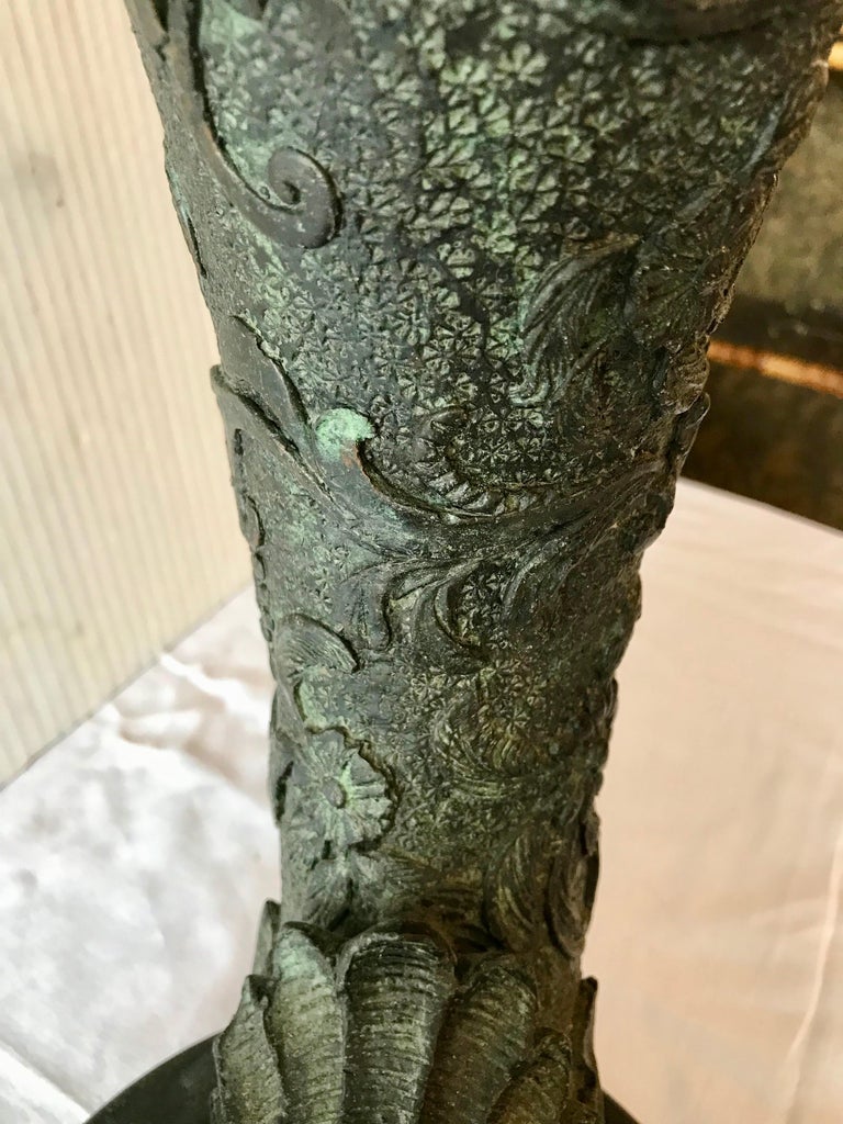 " Grand Tour " Greco Roman Figural Bronze Cornucopia Form Vase For Sale ...