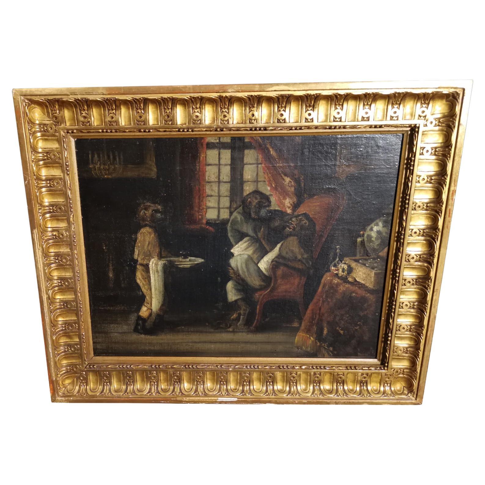 Silk Stevengraph "The First Point", 19th Century For Sale at 1stDibs