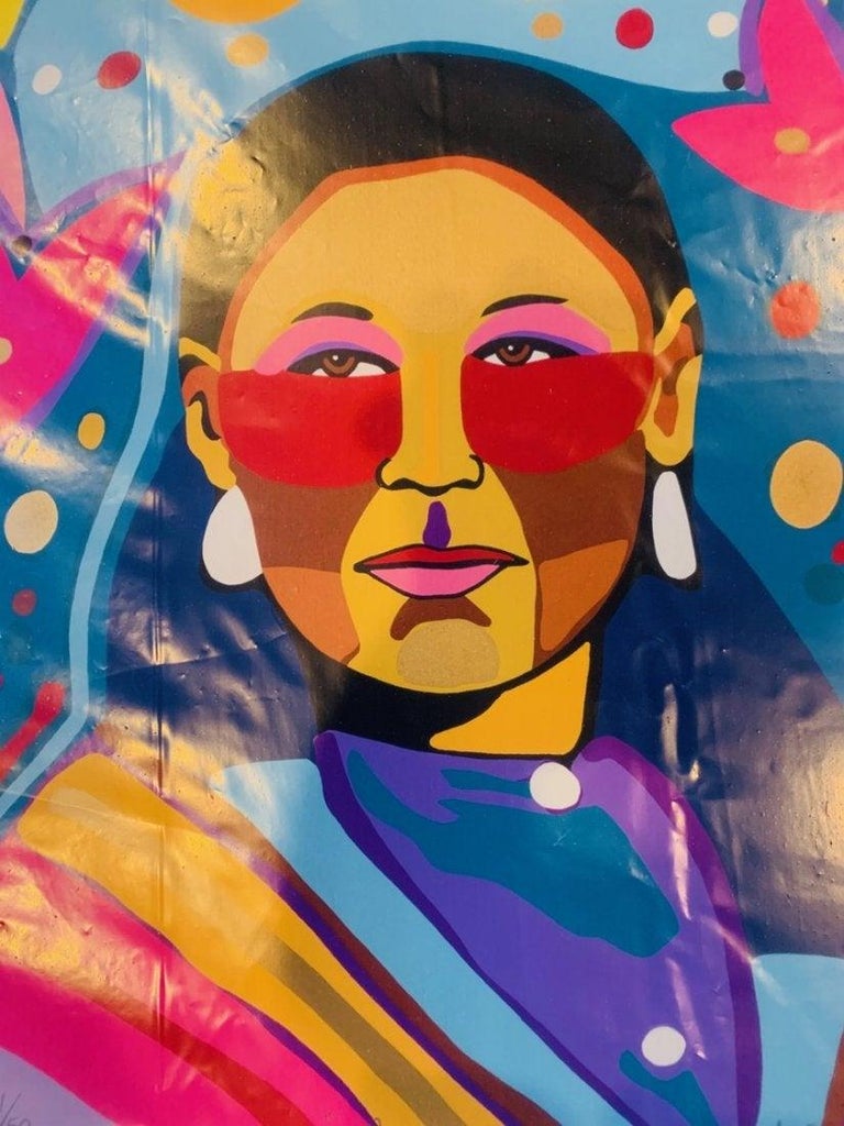 Peggy Bull, Serigraph by George Littlechild 1/50 For Sale at 1stDibs ...