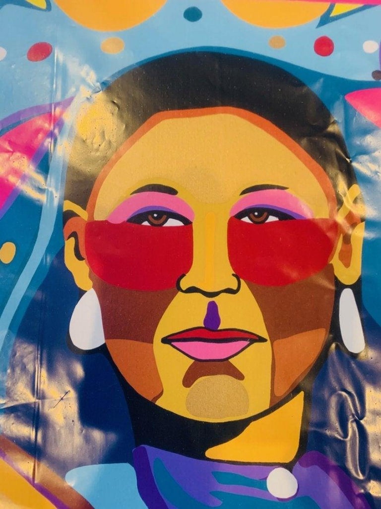 Peggy Bull, Serigraph by George Littlechild 1/50 For Sale at 1stDibs ...