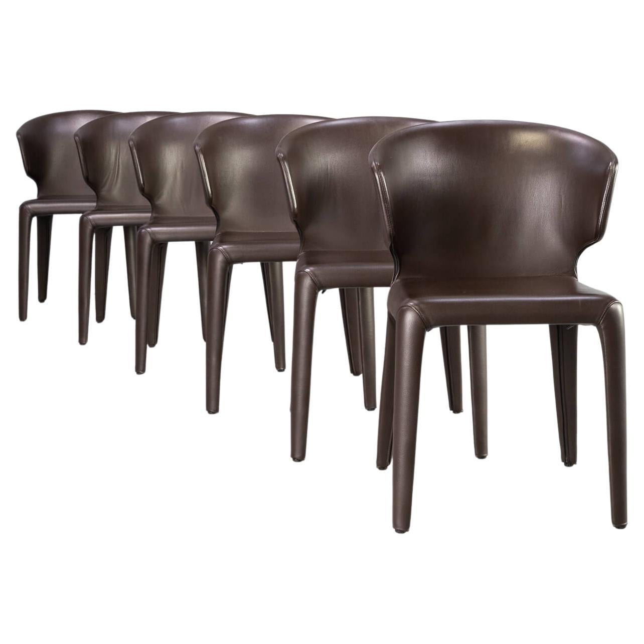 Potocco Modell Patio Design Hannes Wettstein 4 Dining Walnut Chairs For ...