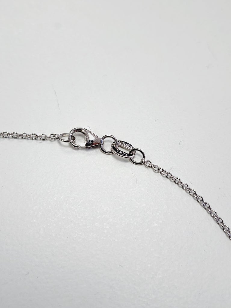 0.31 Carats Single Diamond Station Bracelet in 14 Karat White Gold For ...