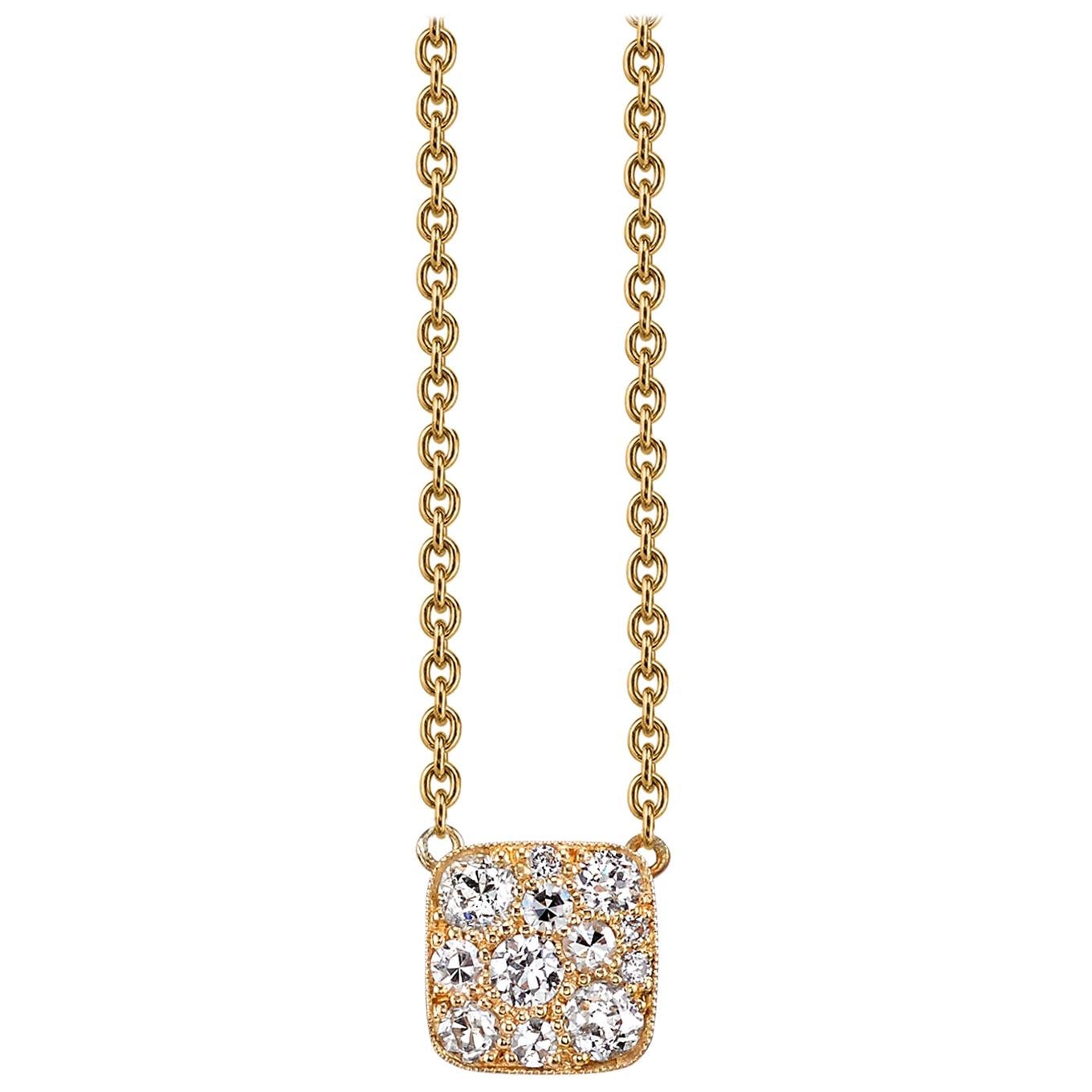 Square Art Deco Diamond Ring at 1stDibs