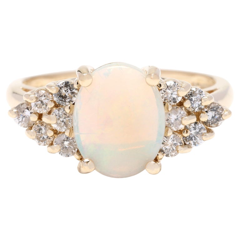 cluster opal ring