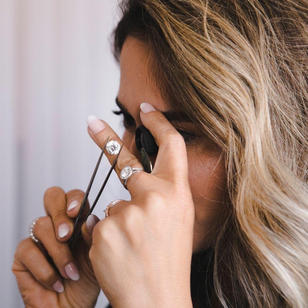 0.42 Carat Diamond Large Halo Pendant in 14 Karat White Gold - Shlomit ...