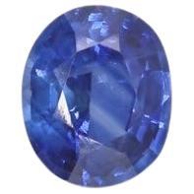 0.43 Carat Natural Blue Sapphire Precious Loose Gemstone, Customisable ...