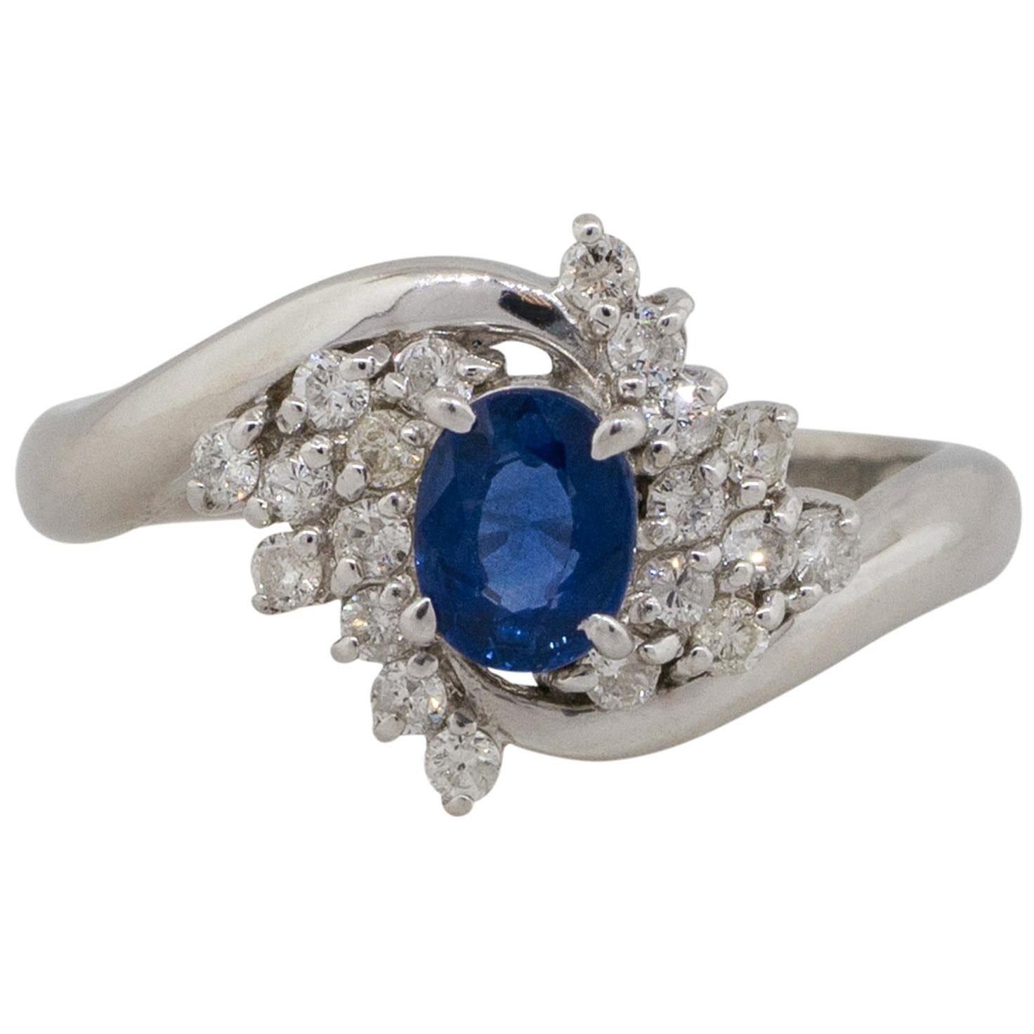 Diamond Gold Spiral Ring at 1stDibs | spiral diamond ring