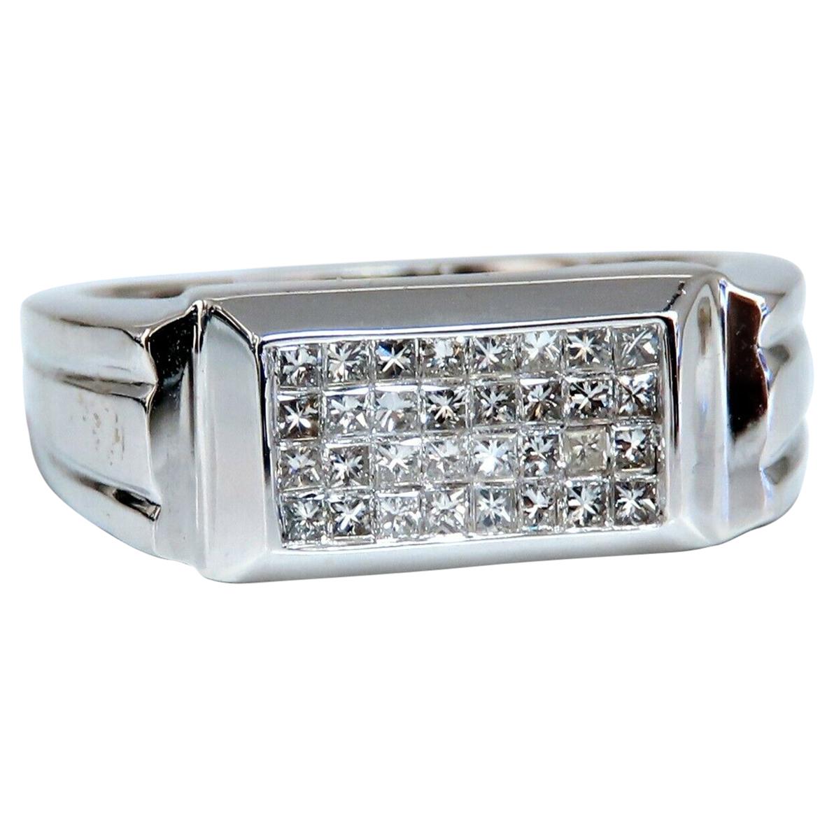 Diamond Cluster Men's Ring at 1stdibs