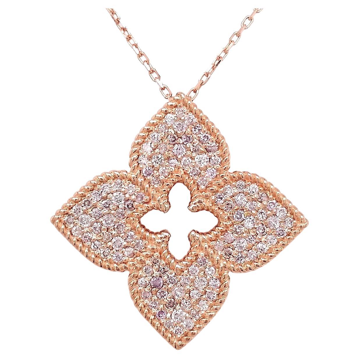 0.50ct. Natural Pink Diamond Pendant 14k Rose Gold at 1stDibs | 14k ...