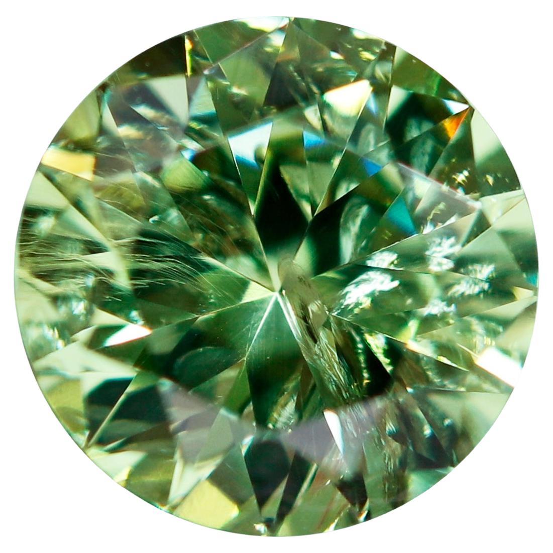 0.58 ct Lustrous Green Demantoid Garnet Loose Gemstone from Russia For ...