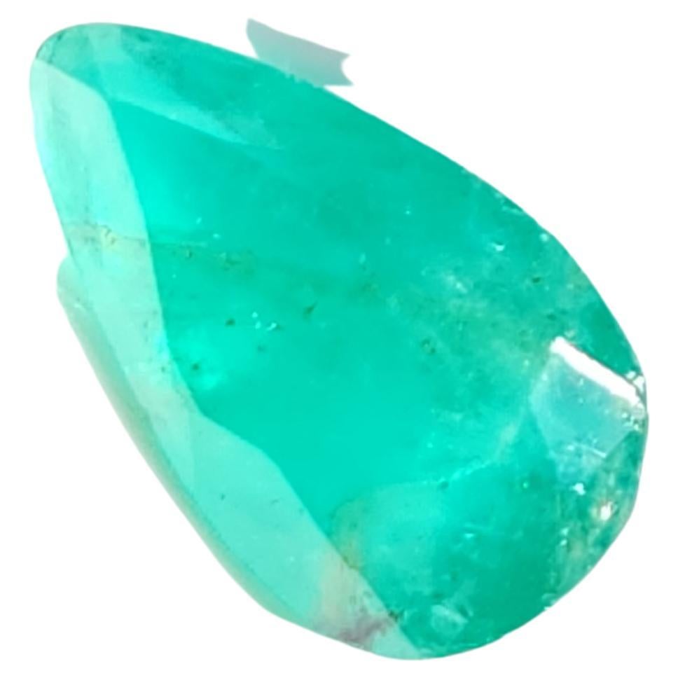 0.55Ct Natural Loose Emerald Pear Shape For Sale at 1stDibs