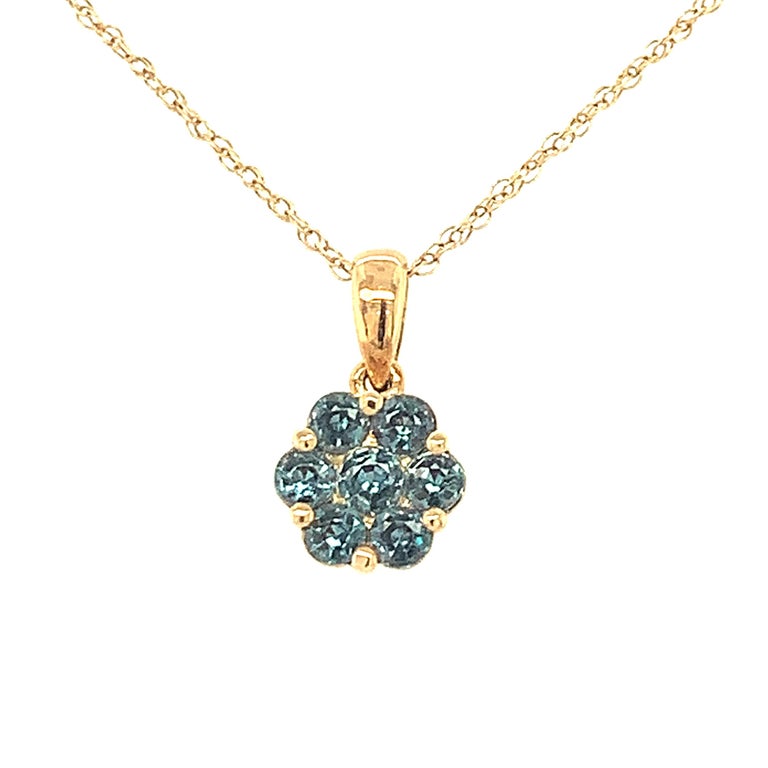 0.57 Carat Alexandrite Pendant with 14k Yellow Gold Chain For Sale at ...