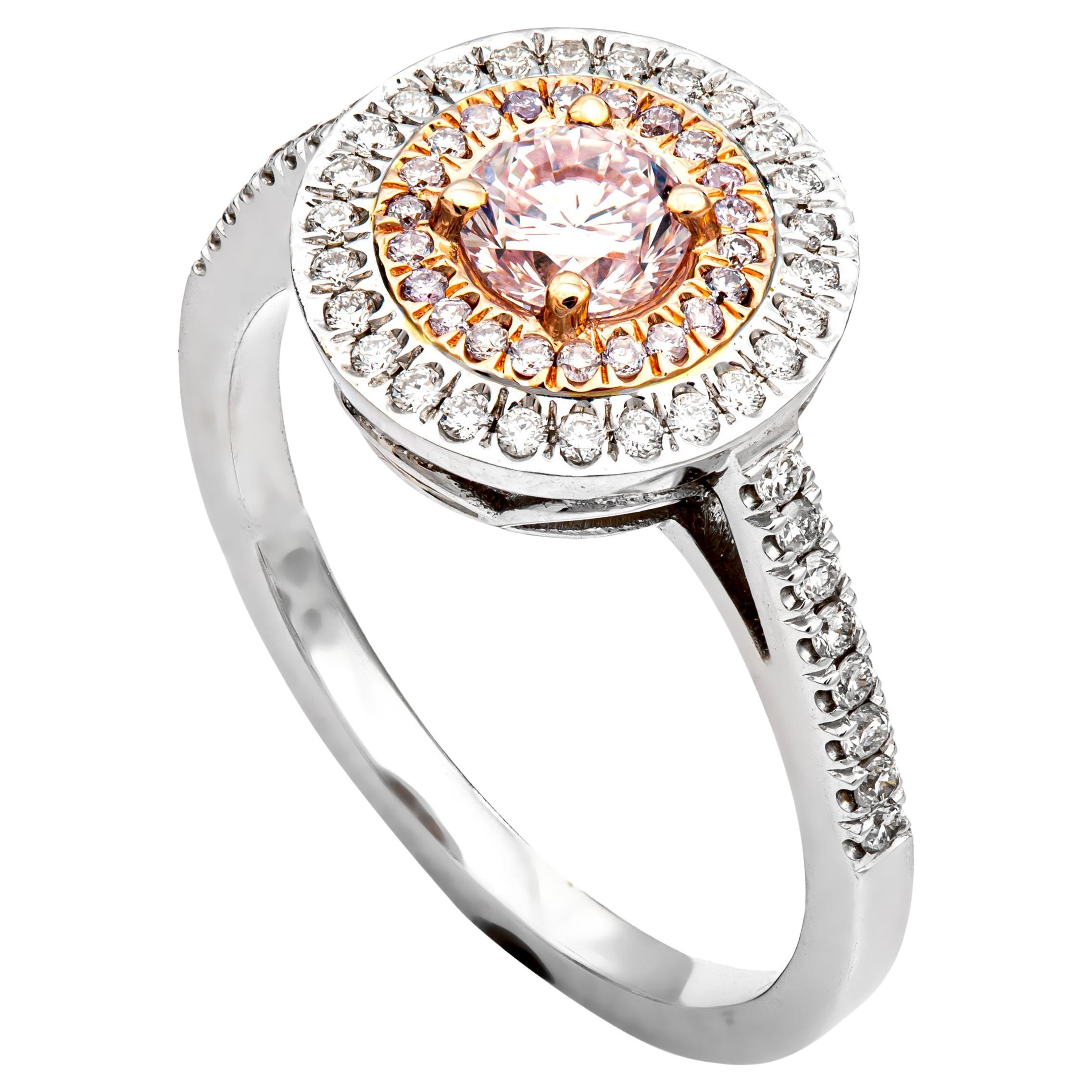 1.57 Tcw Natural Fancy Gray Yellow Green Diamond Ring For Sale at 1stDibs