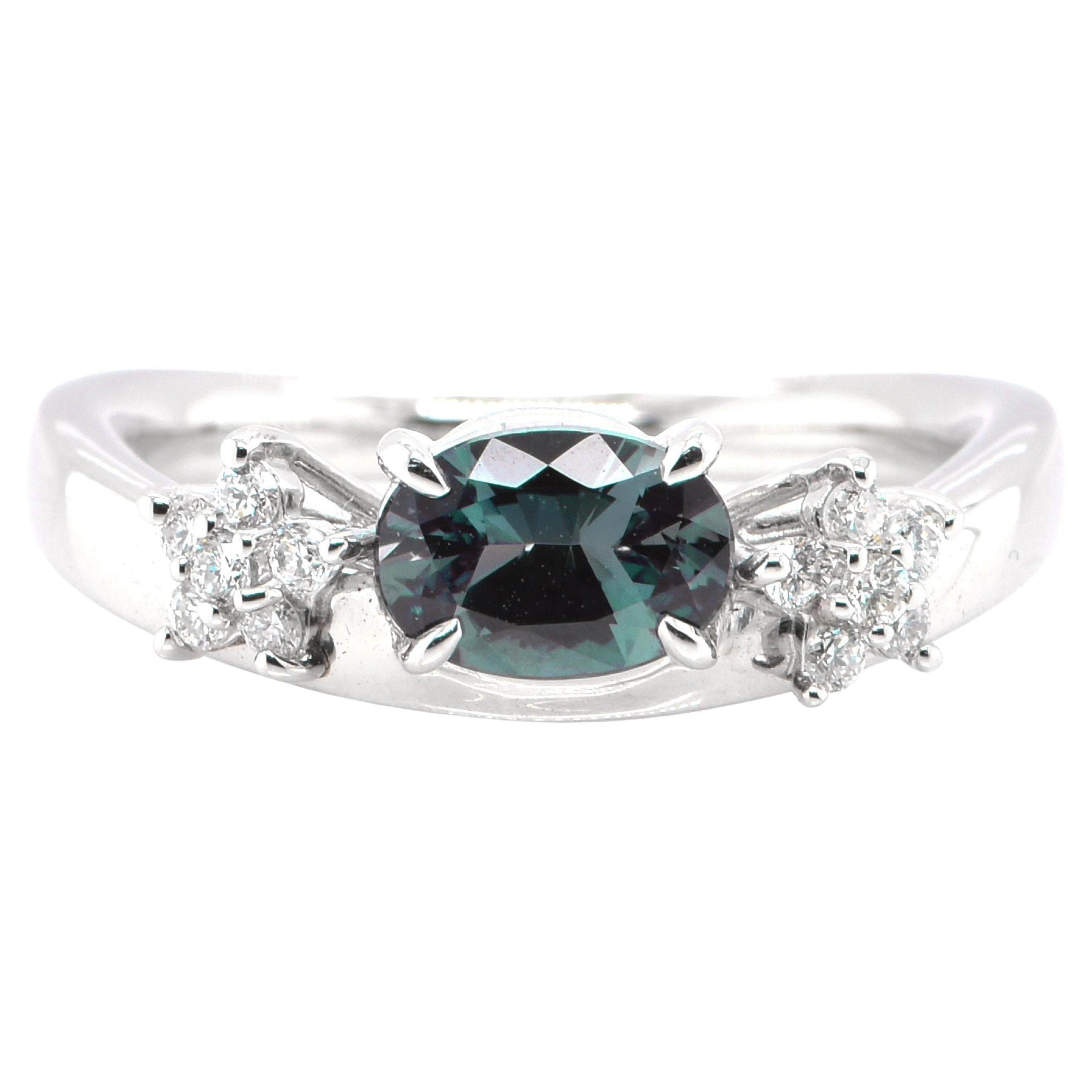 Alexandrite Ring with Citrine and Diamonds, Signed Garrard at 1stDibs ...