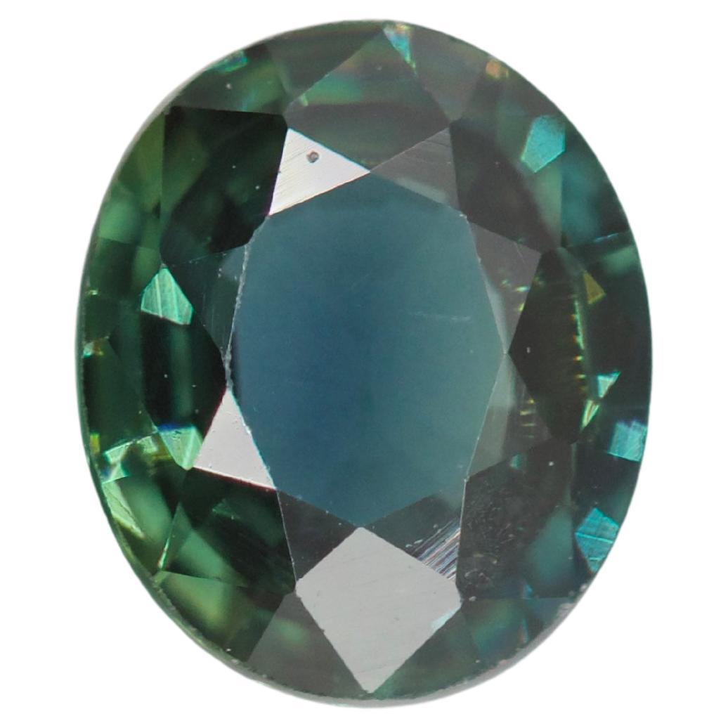 0.60 Carat Natural Green Sapphire Precious Loose Gemstone, Customisable ...