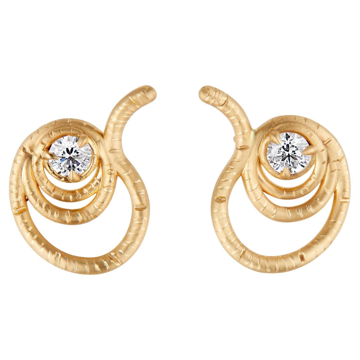 Mark Broumand 0.72 Carat Pear Shaped Diamond Stud Earrings For Sale at ...