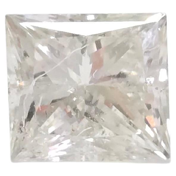 1.22 Carat Princess Shape Natural Diamond For Sale at 1stDibs