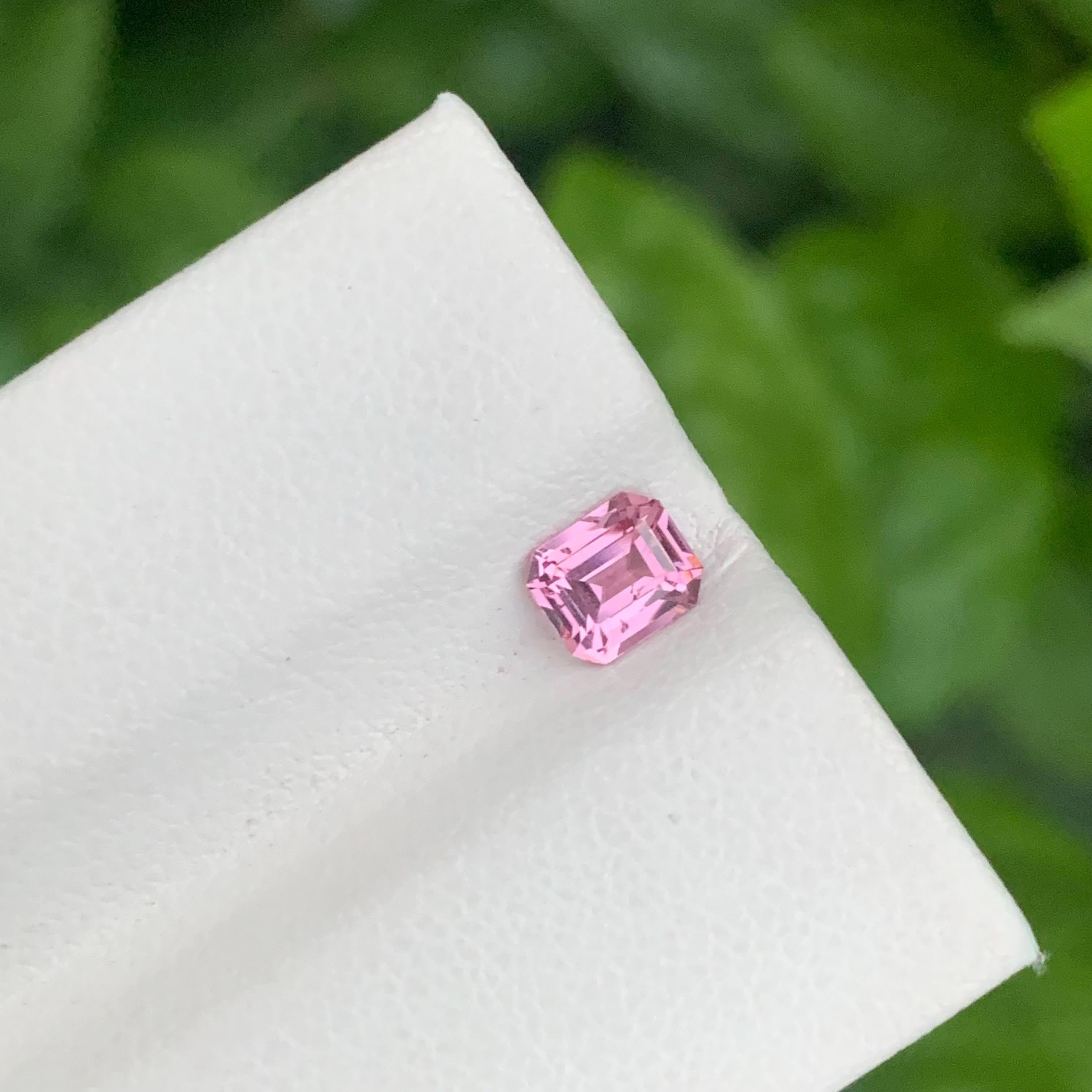 0.75 carats Pink Spinel Stone Emerald Cut Natural Gemstone from ...