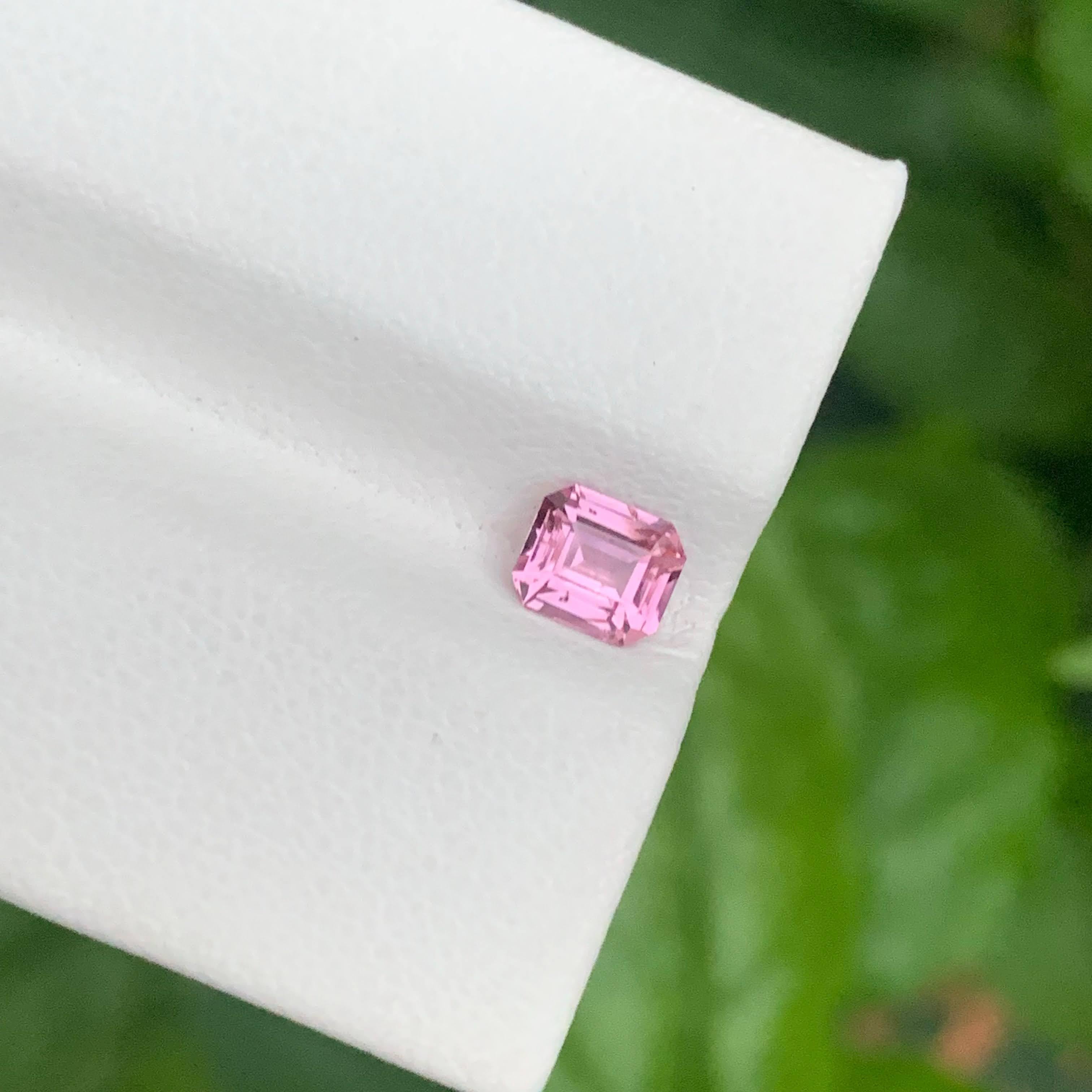 0.75 carats Pink Spinel Stone Emerald Cut Natural Gemstone from ...