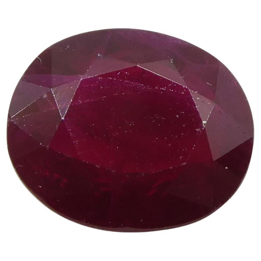 0.79 ct Oval Ruby Mozambique For Sale at 1stDibs