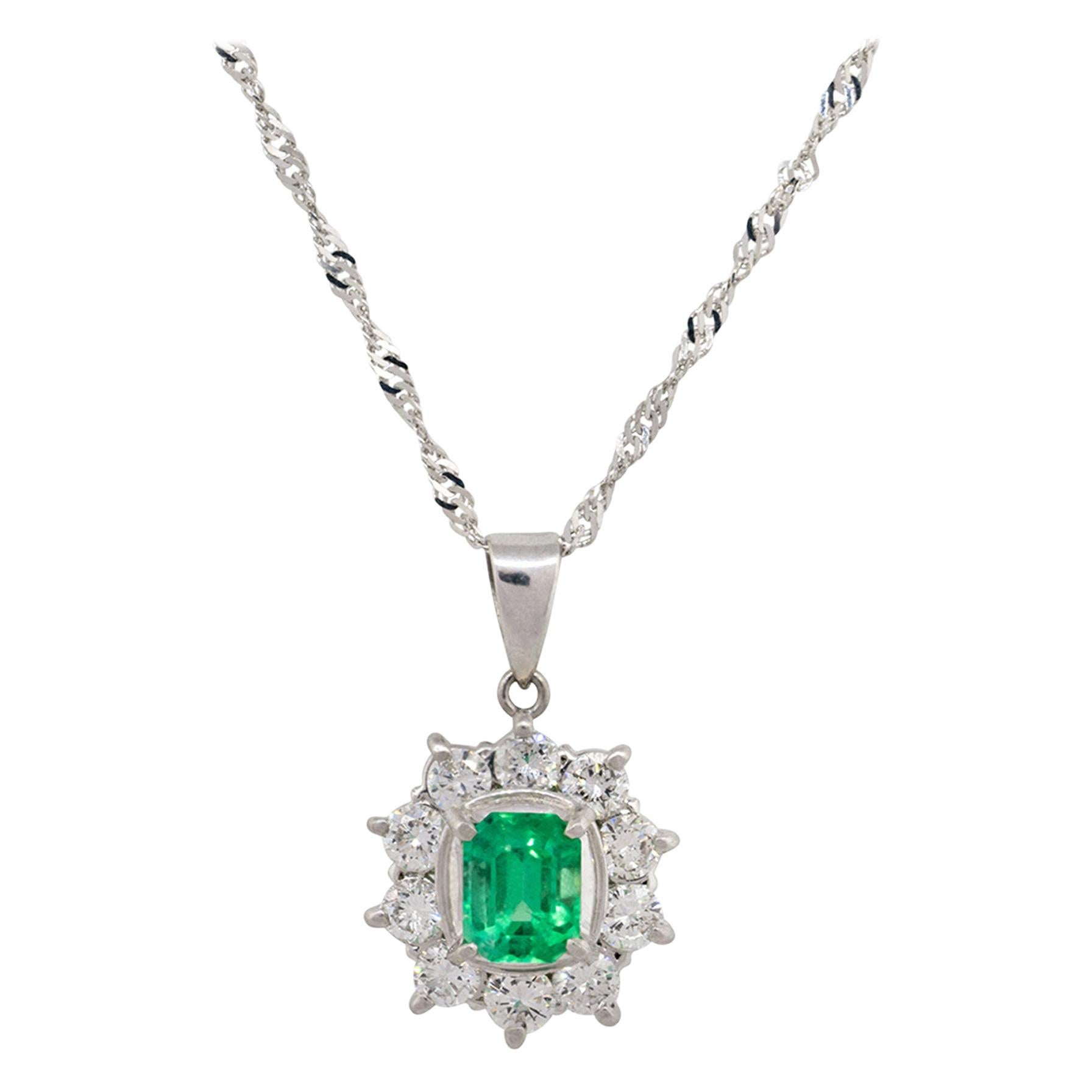 14.90 Carat Diamond Platinum Necklace at 1stDibs