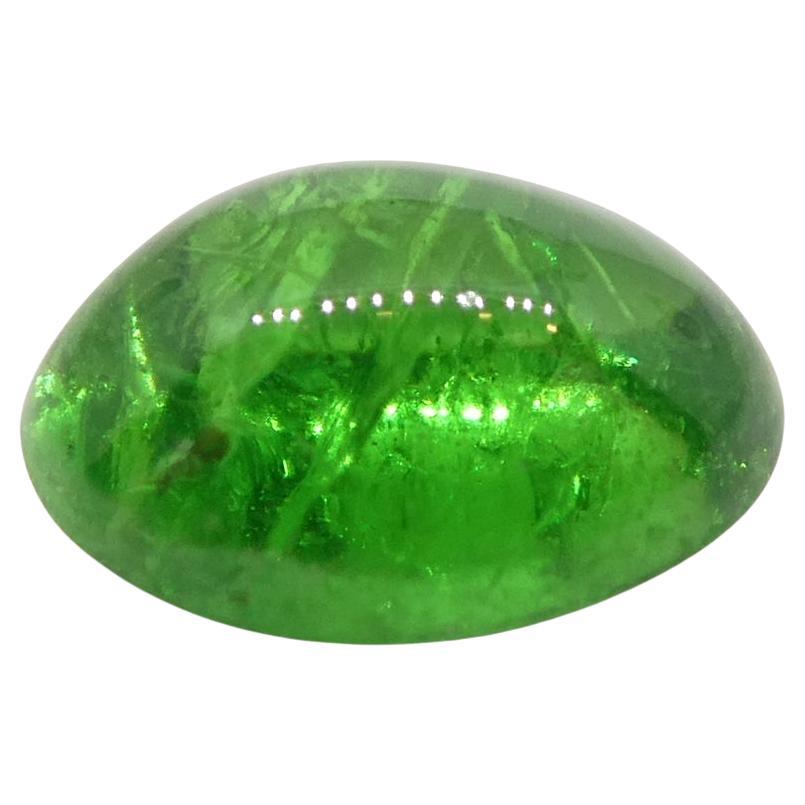 1.97ct Pear Cabochon Green Tsavorite Garnet from Kenya, Unheated For ...