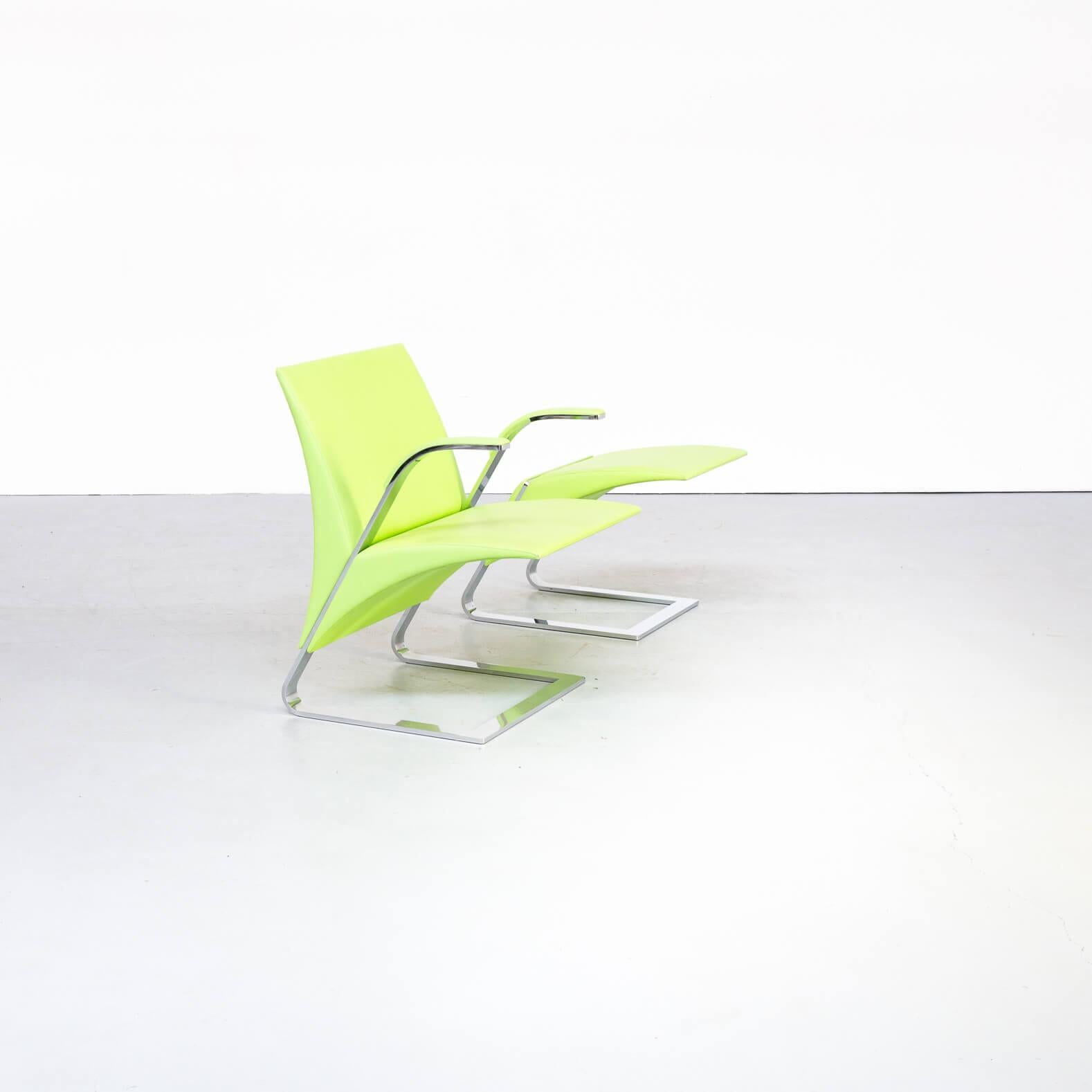 09s Riccardo Antonio ‘Ravello’ Fauteuil with Pelle Leather for Poltrona ...