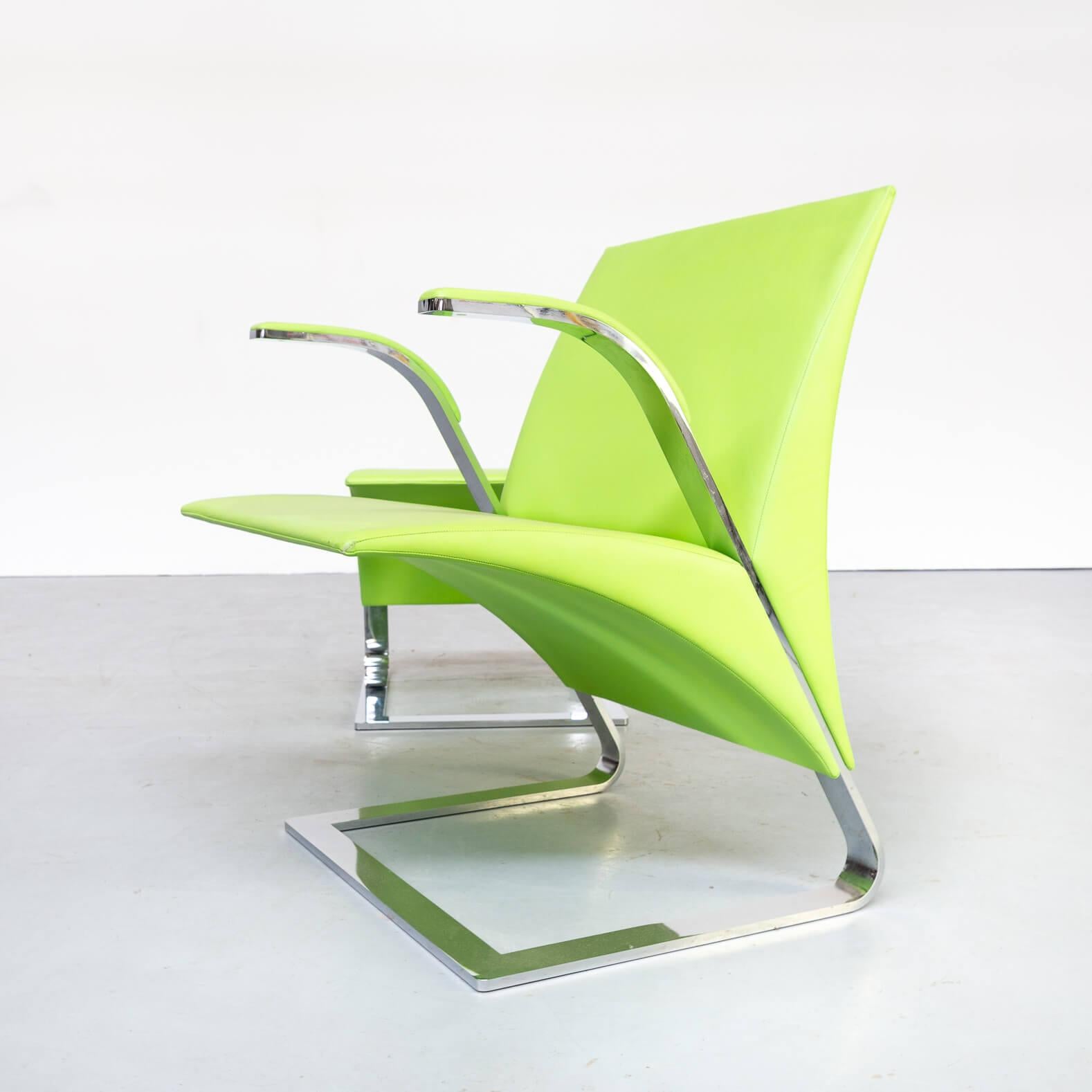 09s Riccardo Antonio ‘Ravello’ Fauteuil with Pelle Leather for Poltrona ...