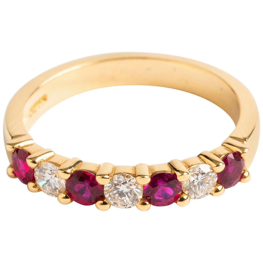 Asprey London 1889 5 Opal and 9 Carat Gold Ring Fully Hallmarked ...