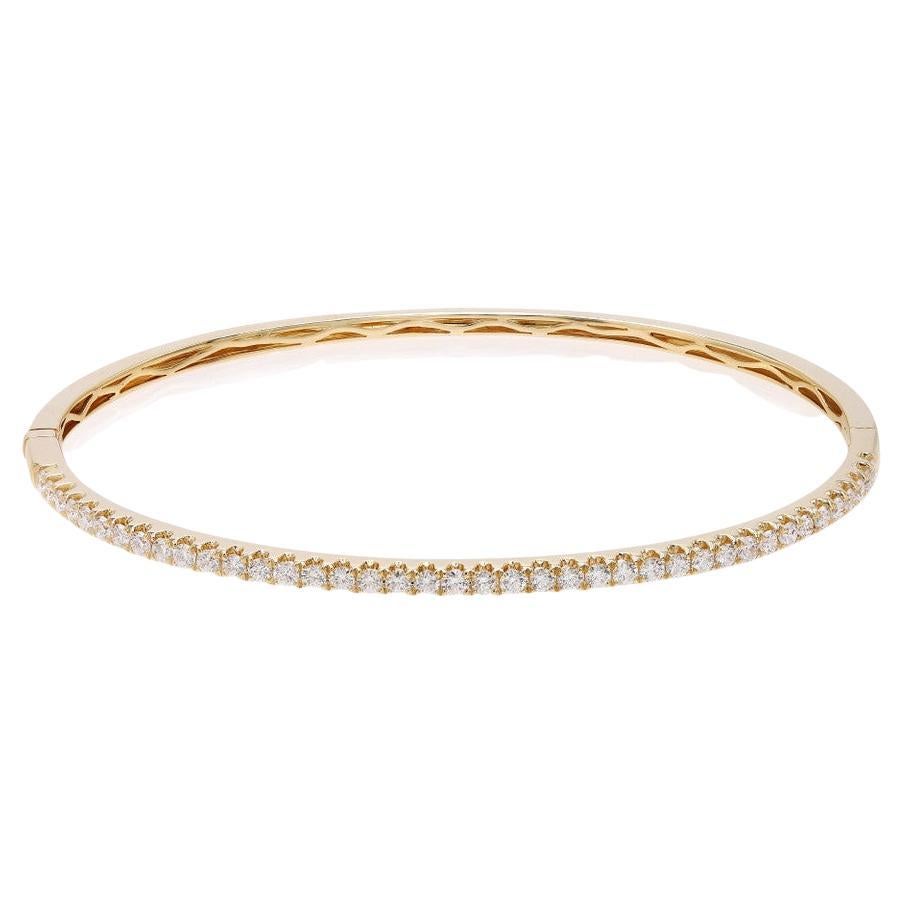 Amethyst 18 Carat Yellow Gold Bangle Bracelet For Sale At 1stdibs