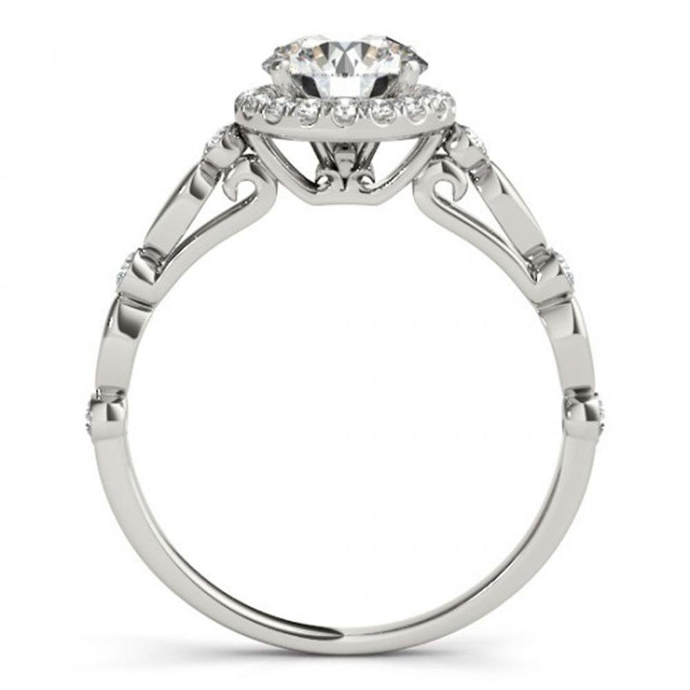 1 Carat Diamond Solitaire Ring 18 Karat White Gold For Sale at 1stDibs ...