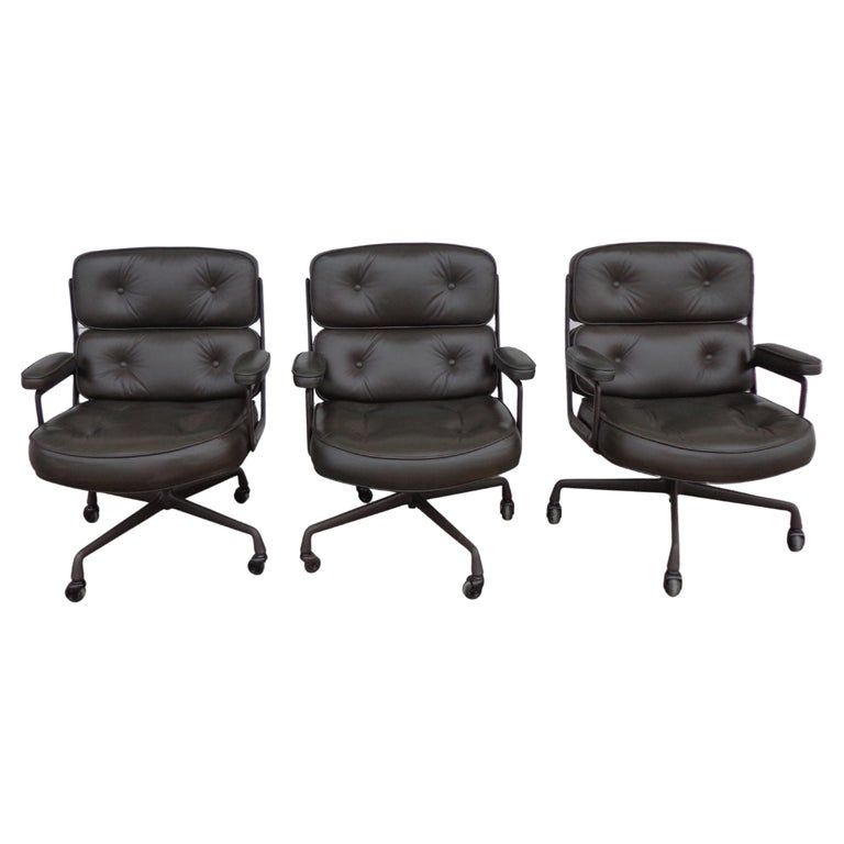 1 Herman Miller Time Life Office Executive Leather Chair 4-Star Base ...