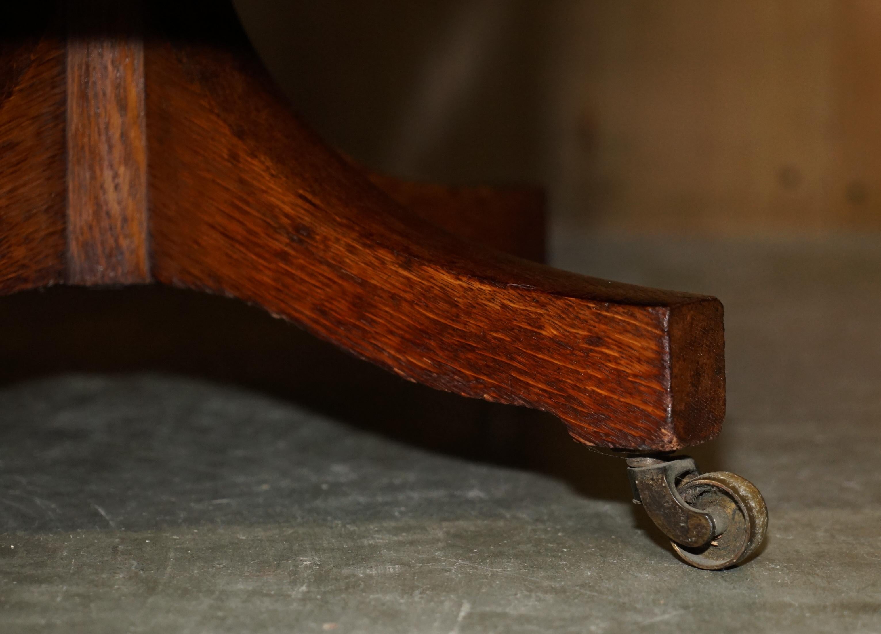 1 of 2 Victorian Antique Howard and Son's Revolving Library Bookcase ...