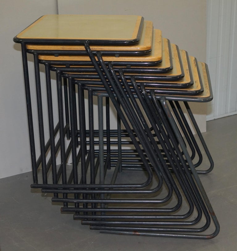 1 of 20 British Military Army Stacking Desk Tables Full Sized Stainless ...