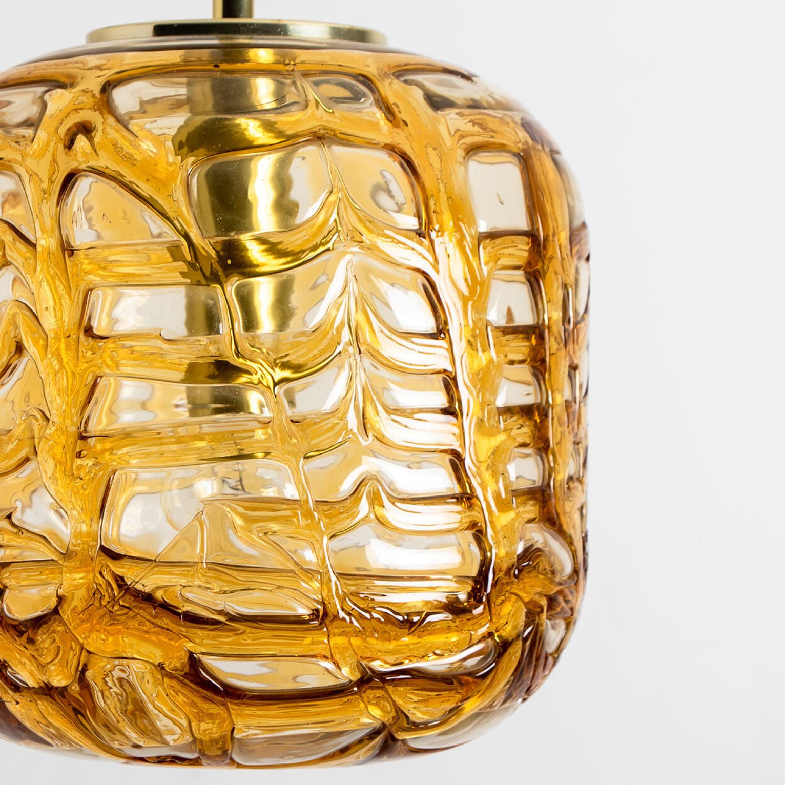 1 of 3 Mixed Colored Glass Pendant Lights, Germany, 1960s For Sale at ...