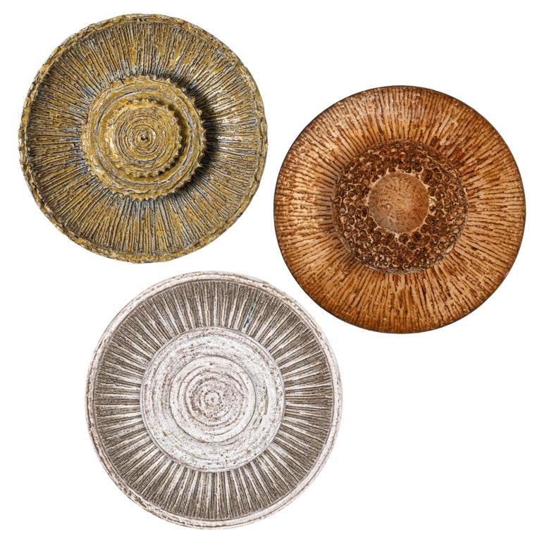 1 of 3 Stunning Ceramic Wall Lights, Denmark, 1970s For Sale at 1stDibs