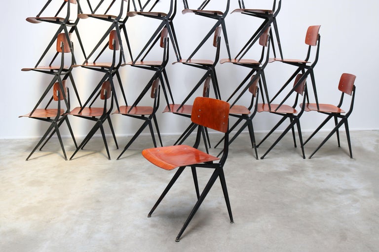 1 of 32 Dutch Marko Industrial Friso Kramer Design Dining Chairs ...