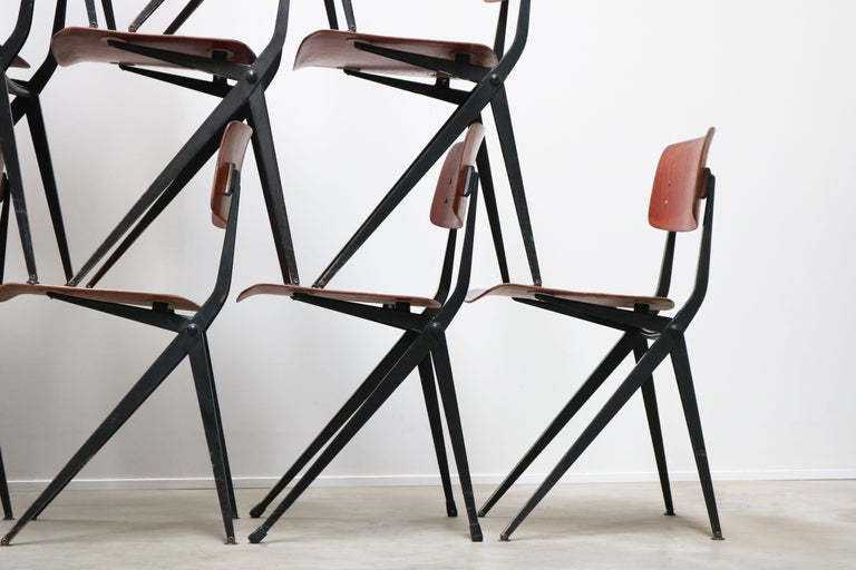 1 of 32 Dutch Marko Industrial Friso Kramer Design Dining Chairs ...