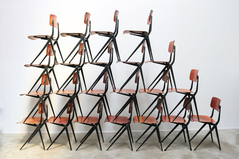 1 of 32 Dutch Marko Industrial Friso Kramer Design Dining Chairs ...