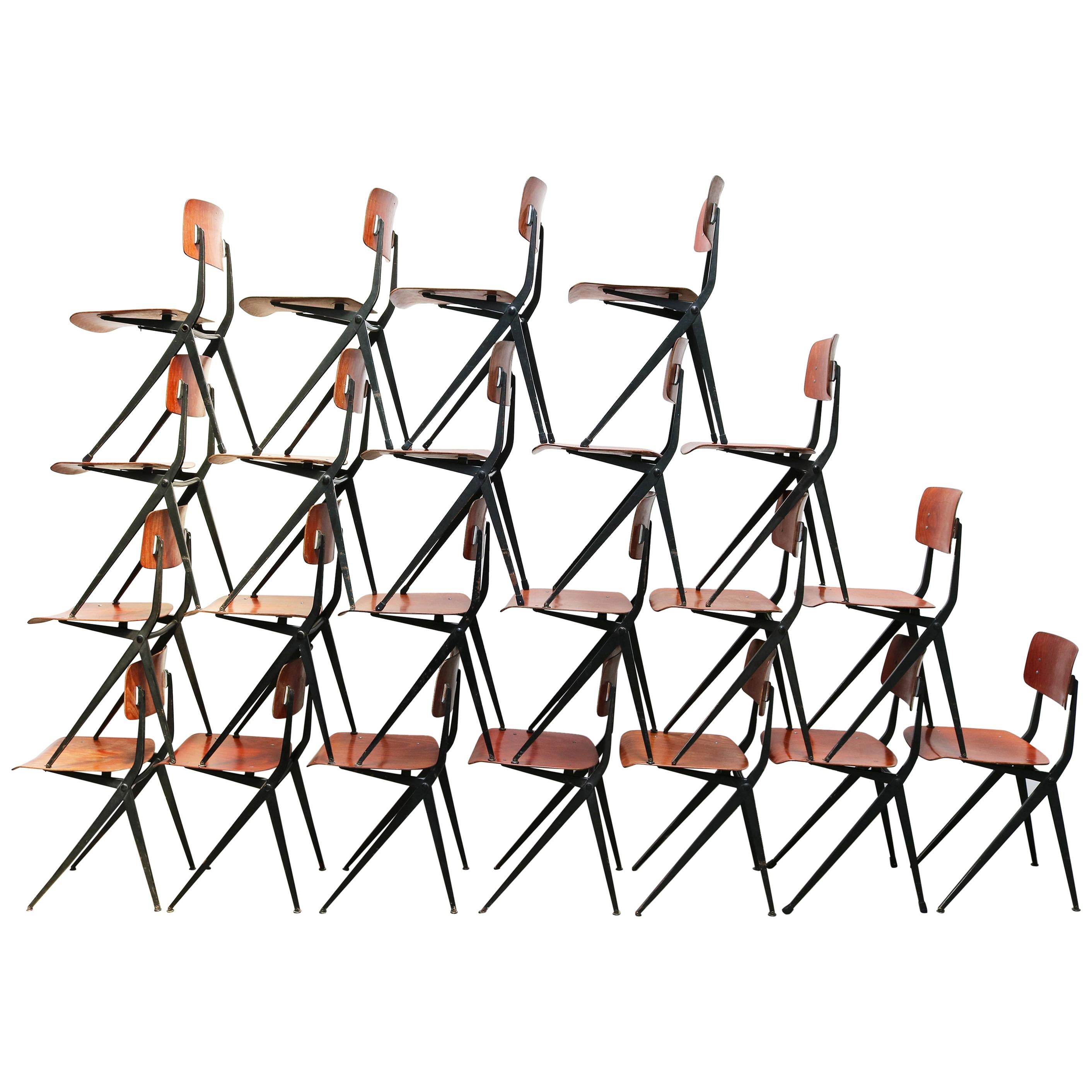 1 of 32 Dutch Marko Industrial Friso Kramer Design Dining Chairs ...