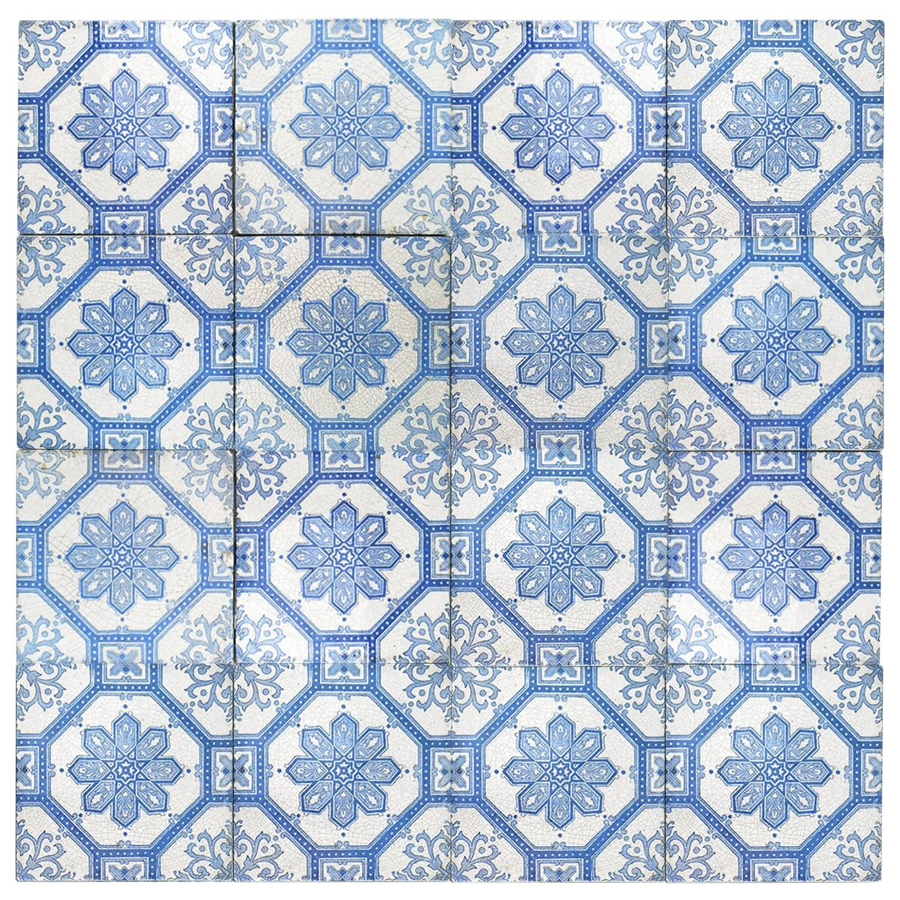 1 of the 100 Antique Ceramic Tiles by Societe Morialme, 1920 at 1stDibs