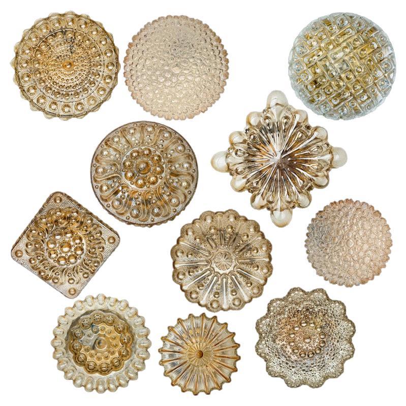 1 of the 11 of Round Bubble Textured Glass Wall Lights, Style Helena ...