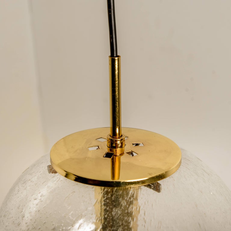 1 of the 20 Hand Blown Pendant Lights, Limburg Glashütte, 1960 For Sale ...