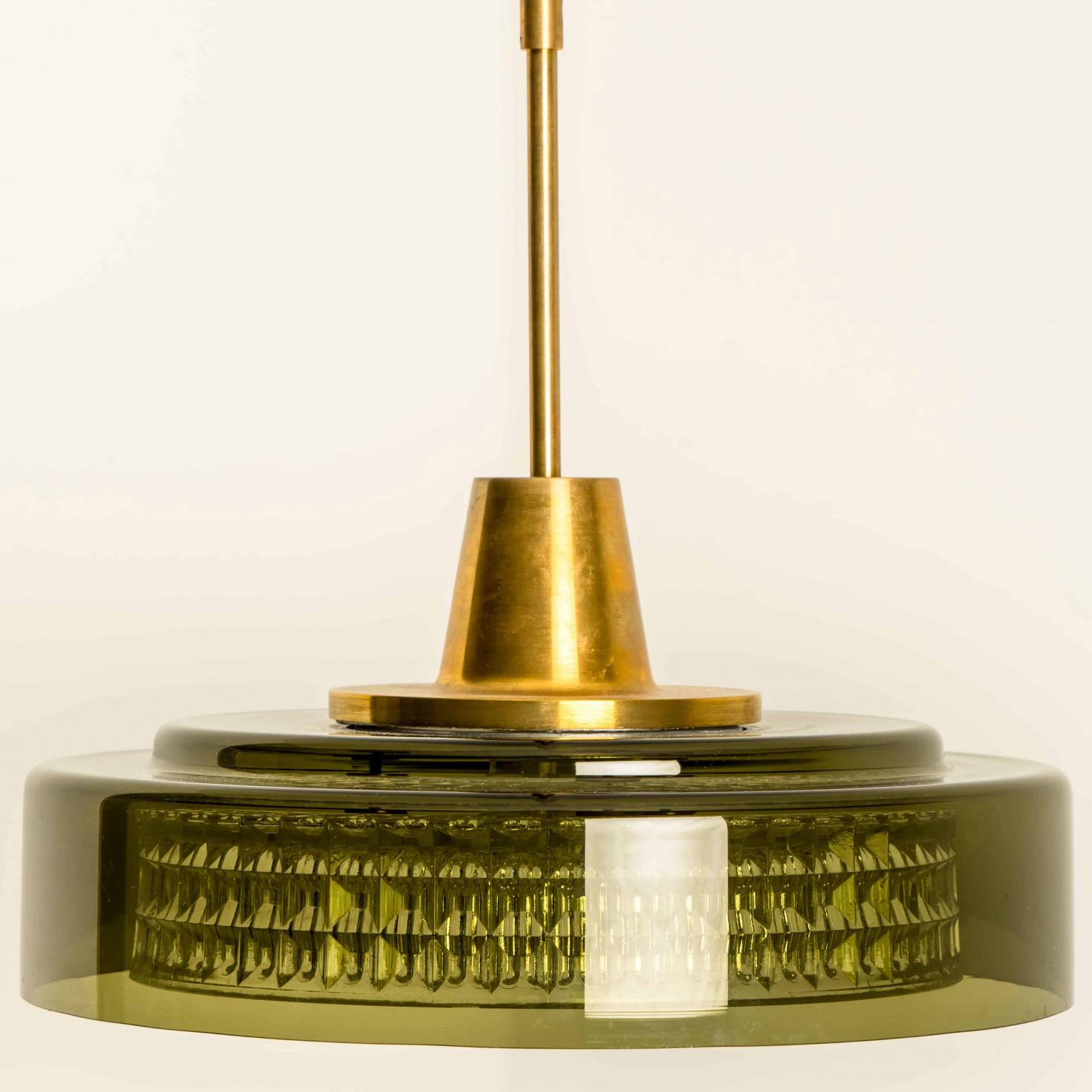 1 of the 3 Glass Pendants by Carl Fagerlund for Orrefors, 1960s For ...