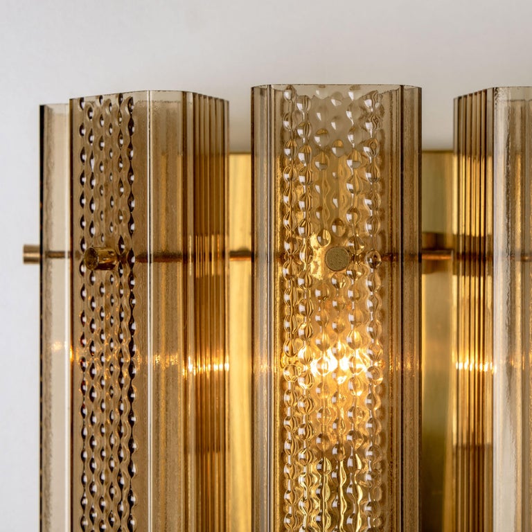 1 of the 3 Pairs of Extra Large Murano Wall Sconces/Wall Lights Glass ...