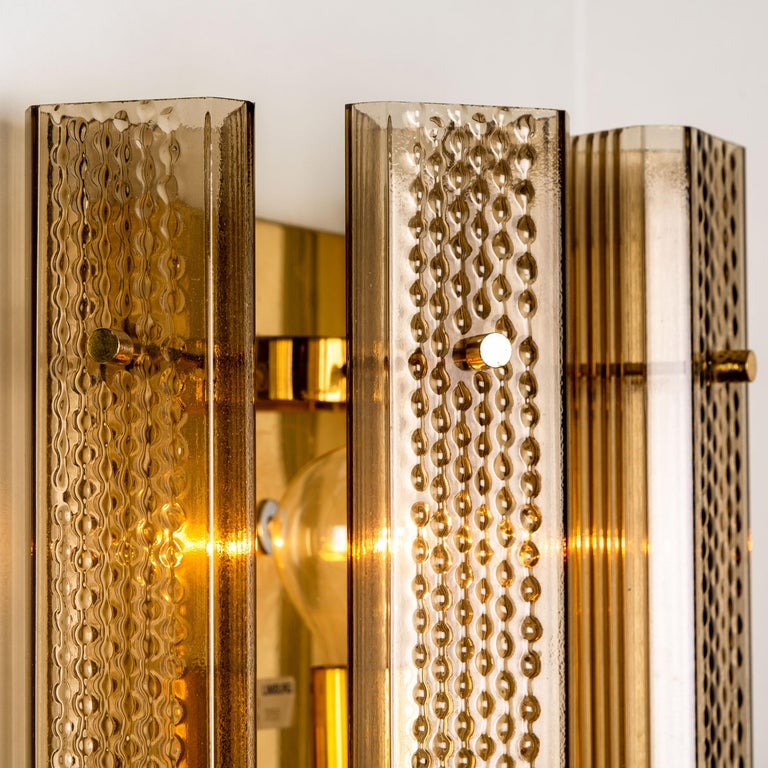 1 of the 3 Pairs of Extra Large Murano Wall Sconces/Wall Lights Glass ...