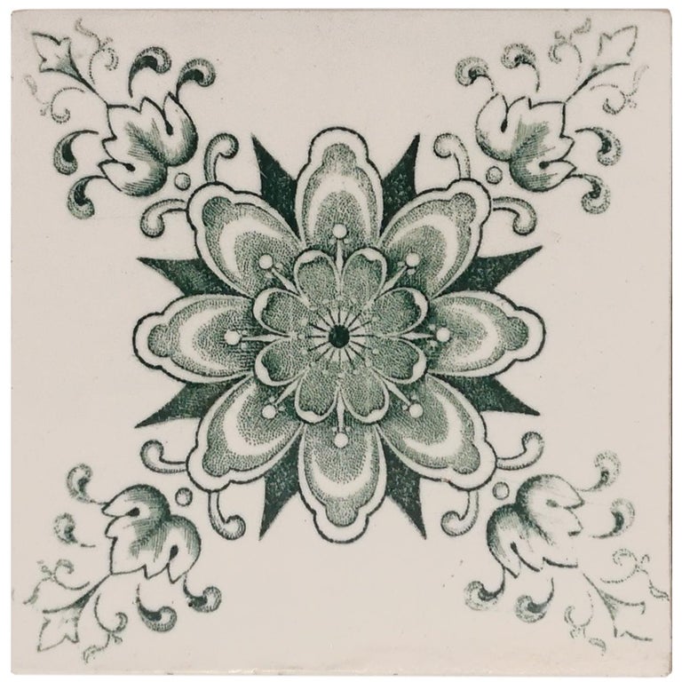 1 of the 30 Unique Antique Relief Tiles, Le Claive, circa 1920 For Sale ...