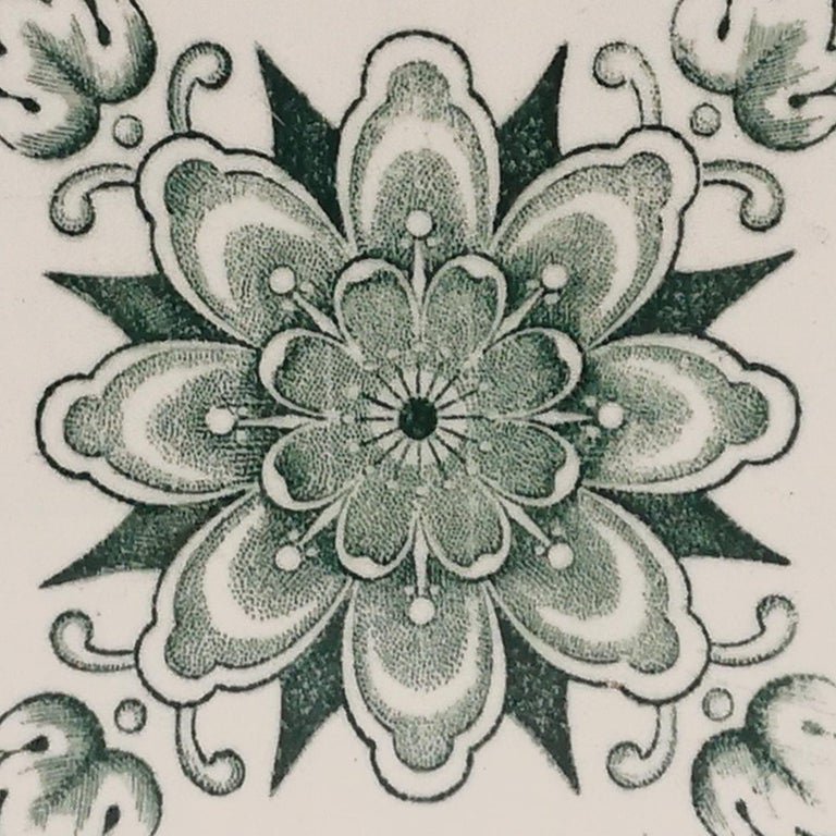 1 of the 30 Unique Antique Relief Tiles, Le Claive, circa 1920 For Sale ...